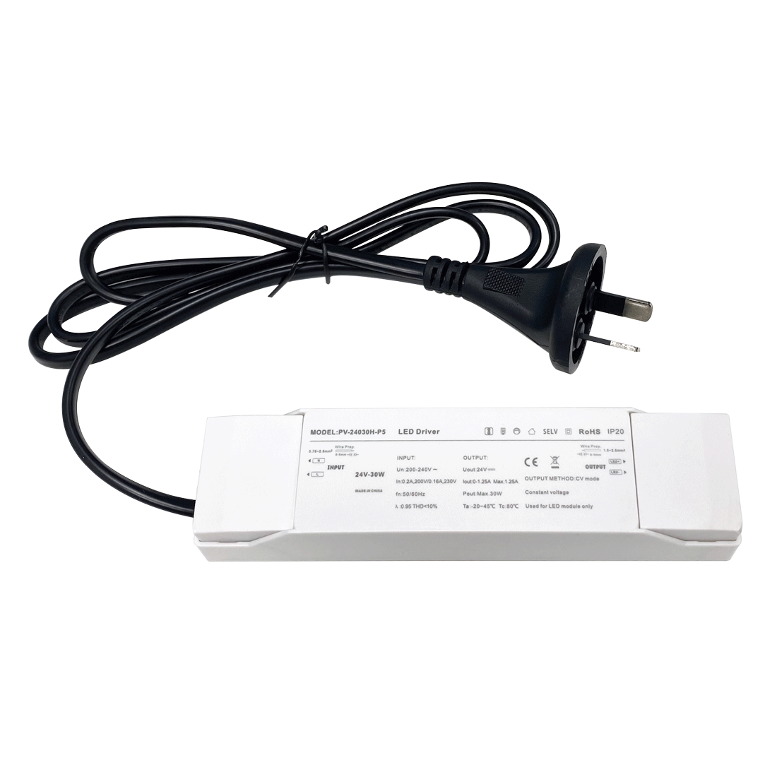 200W 24V CONSTANT VOLTAGE DRIVER IP20 NON DIMMABLE F&P — Discount Lighting