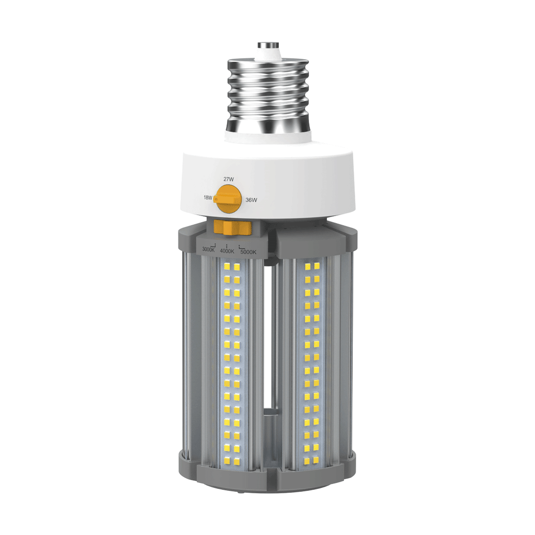LED CORN LAMP 36W/27W/18W ADJUSTABLE 3K/4K/5K SELECTABLE E27 — Discount ...
