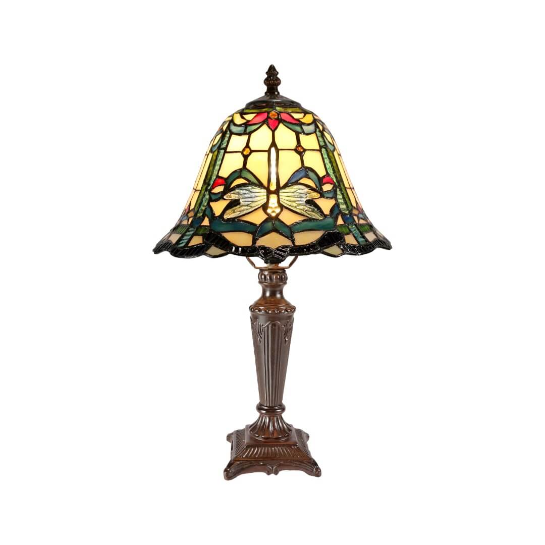 AURORA: Tiffany Leadlight Table Lamp (Avail in 2 sizes) — Discount Lighting
