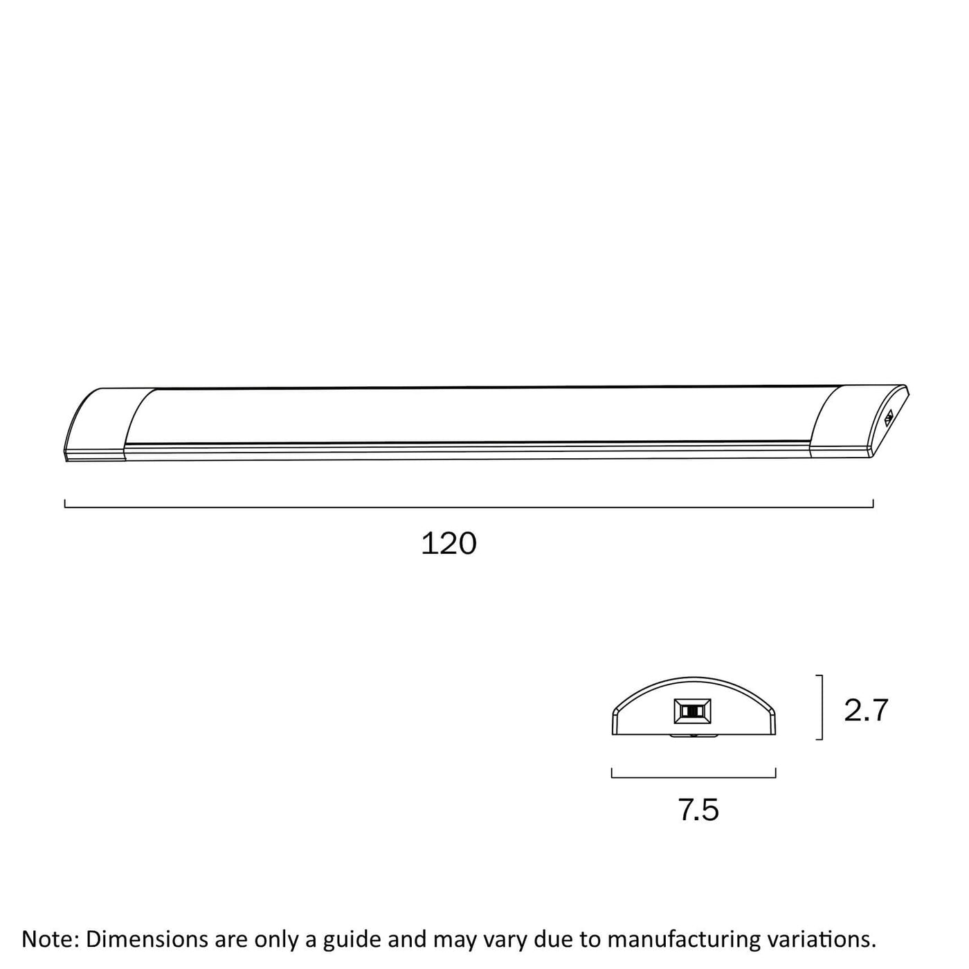 BLADE: 36W 3CCT LED Batten — Discount Lighting