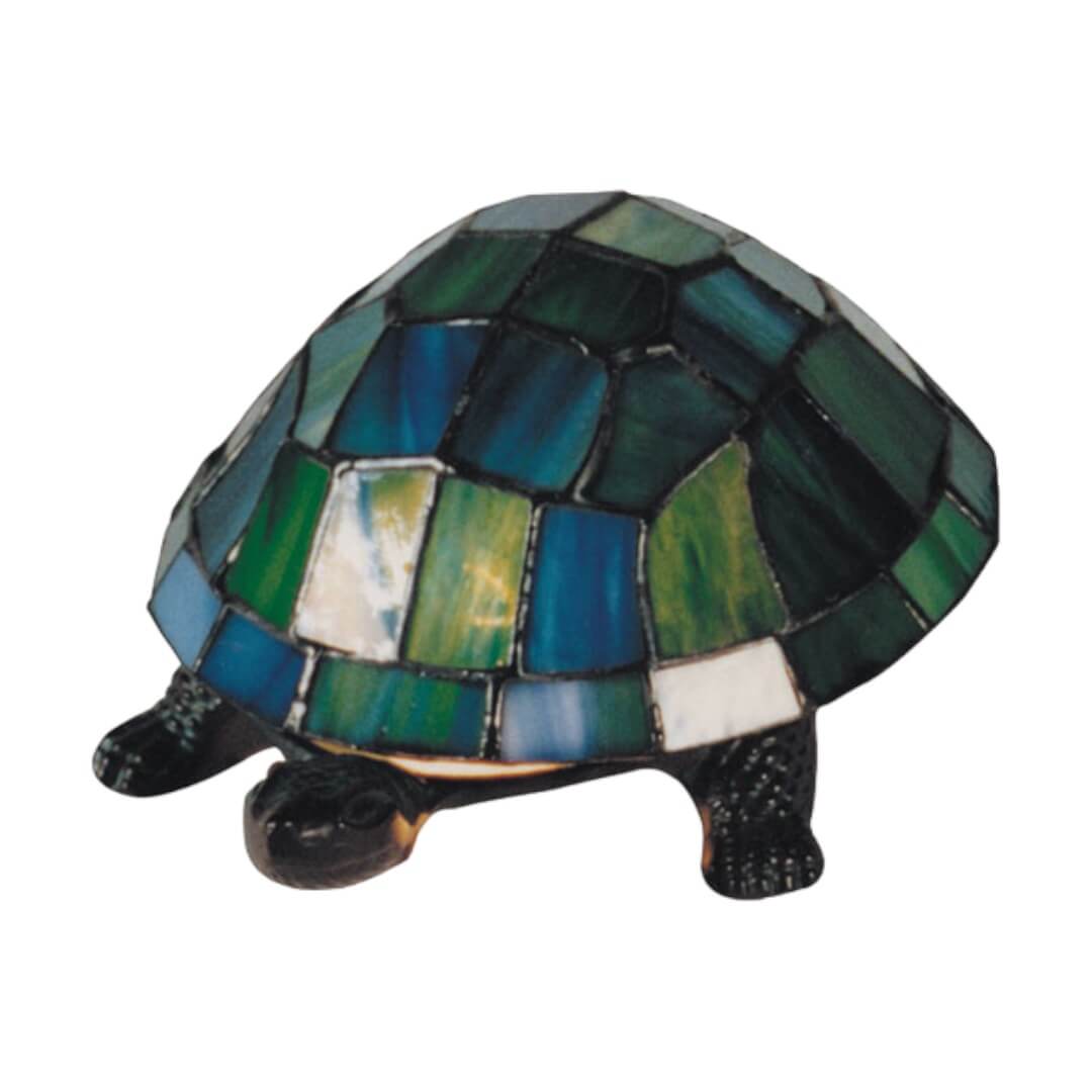Green Turtle Tiffany Leadlight Table Lamp — Discount Lighting