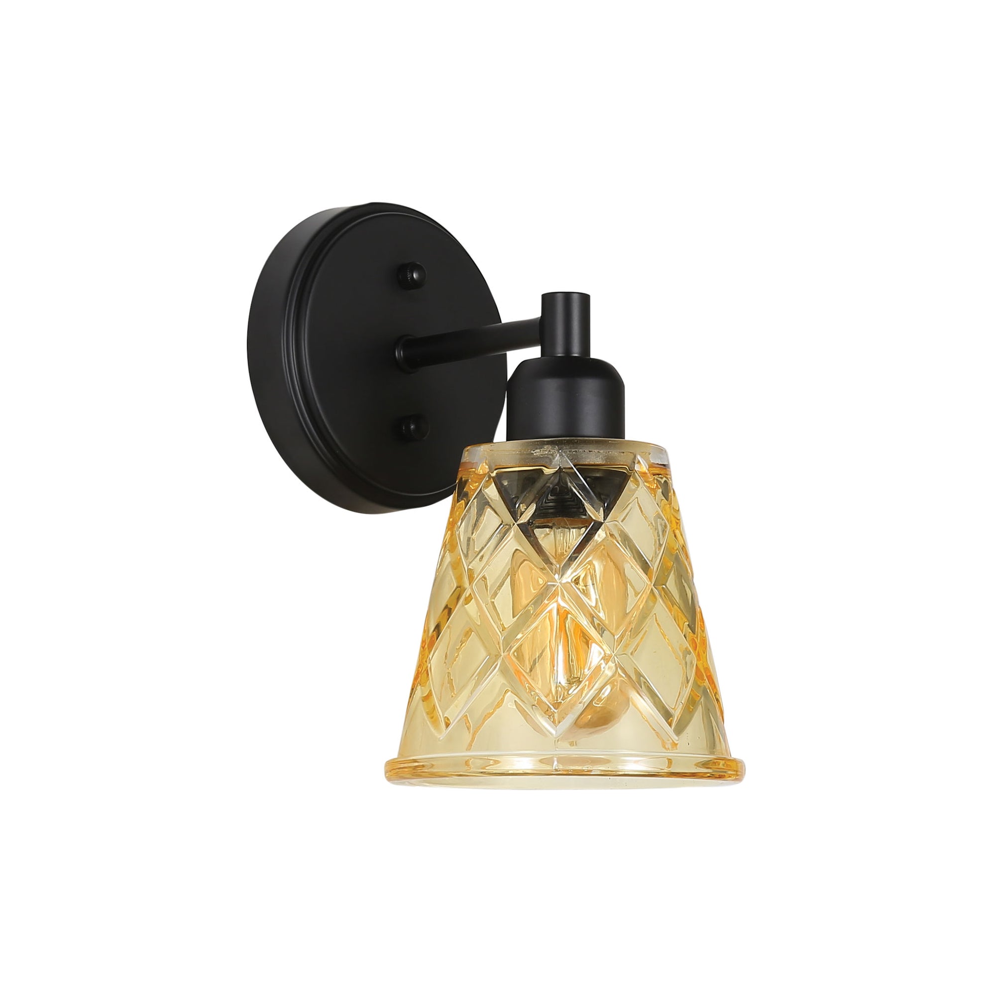 DRAM: Vintage Cut Glass Wall Light (Available in Clear, Blue & Amber ...