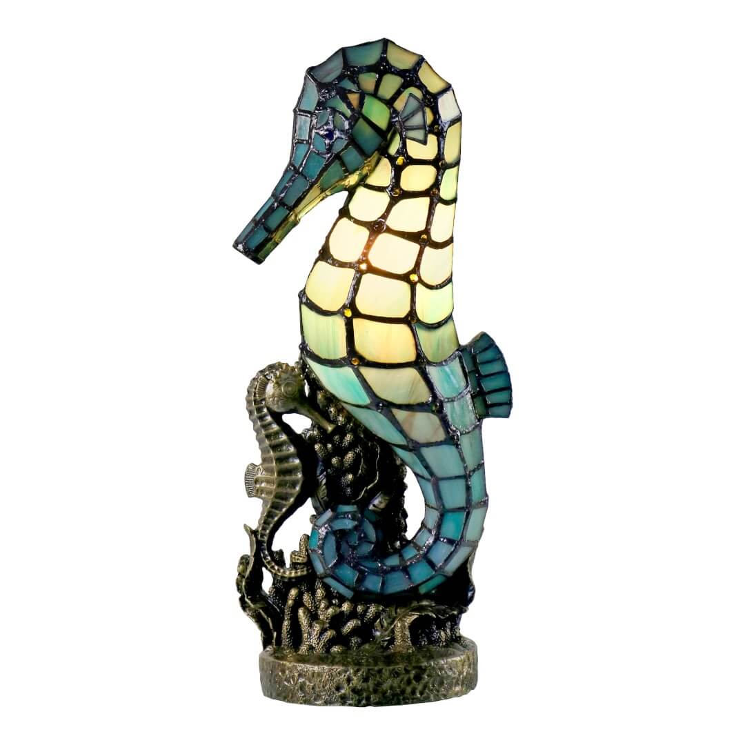 Seahorse Tiffany Leadlight Table Lamp — Discount Lighting
