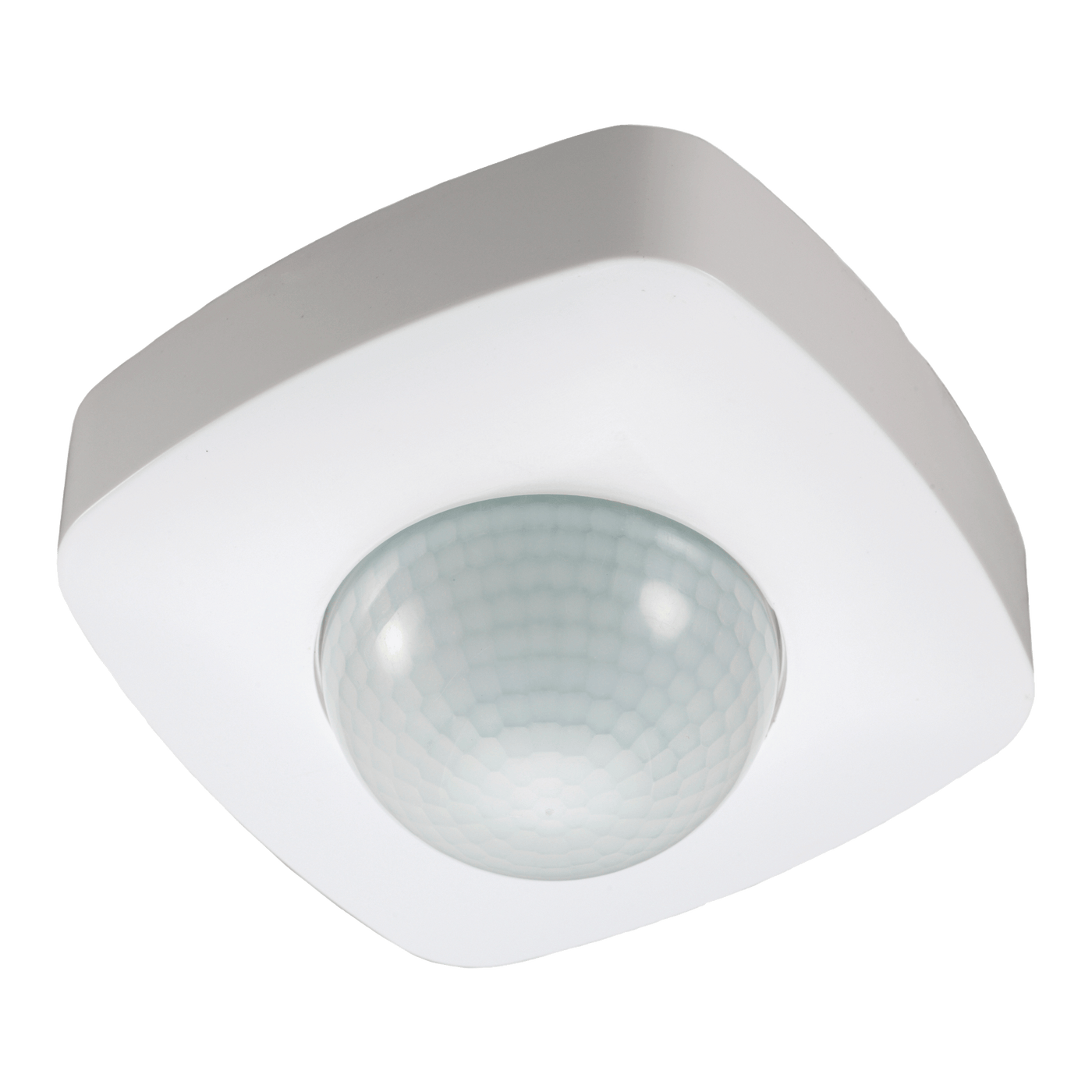 SENSOR-SM-01: White Square 360° 16A IP65 Surface Mounted PIR Sensor ...