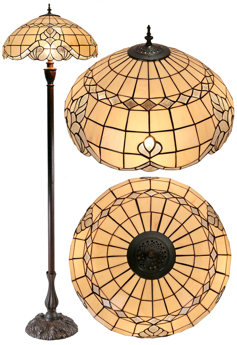Leadlight Table & Floor Lamps | Large Collection at Low Prices ...