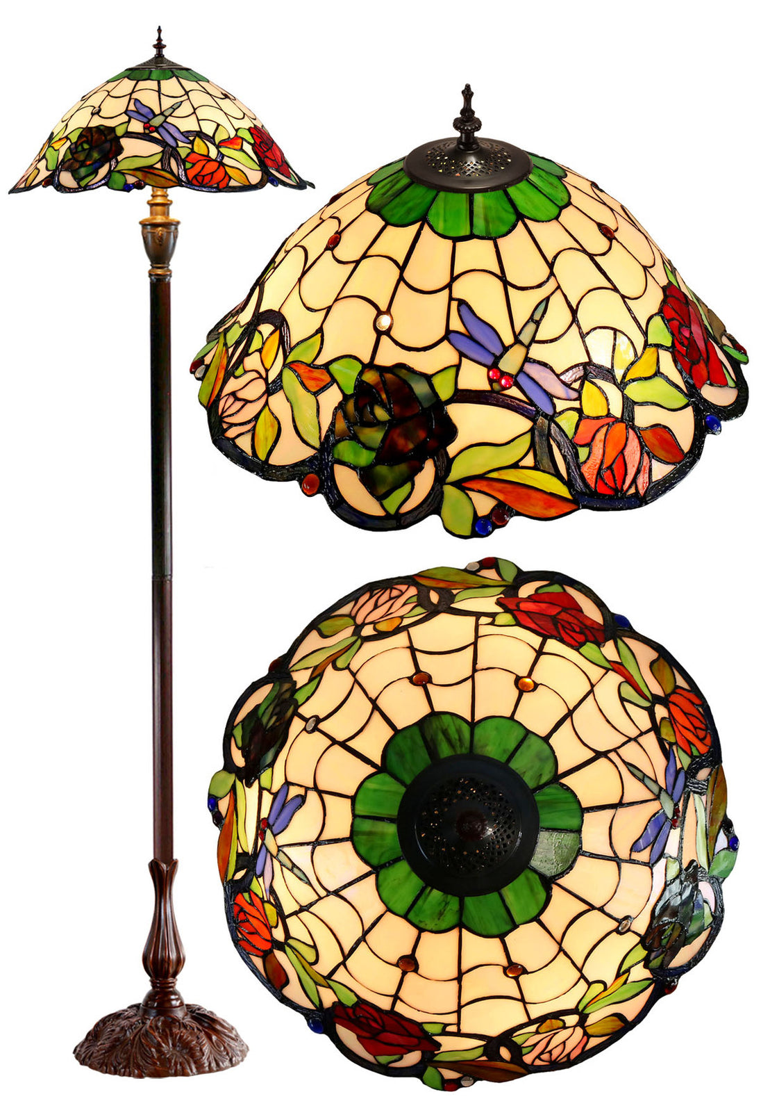 Leadlight Table & Floor Lamps | Large Collection at Low Prices ...
