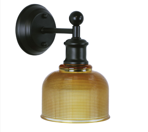 BRIGHTON Wall Black (avail in Amber, Blue & Clear) — Discount Lighting