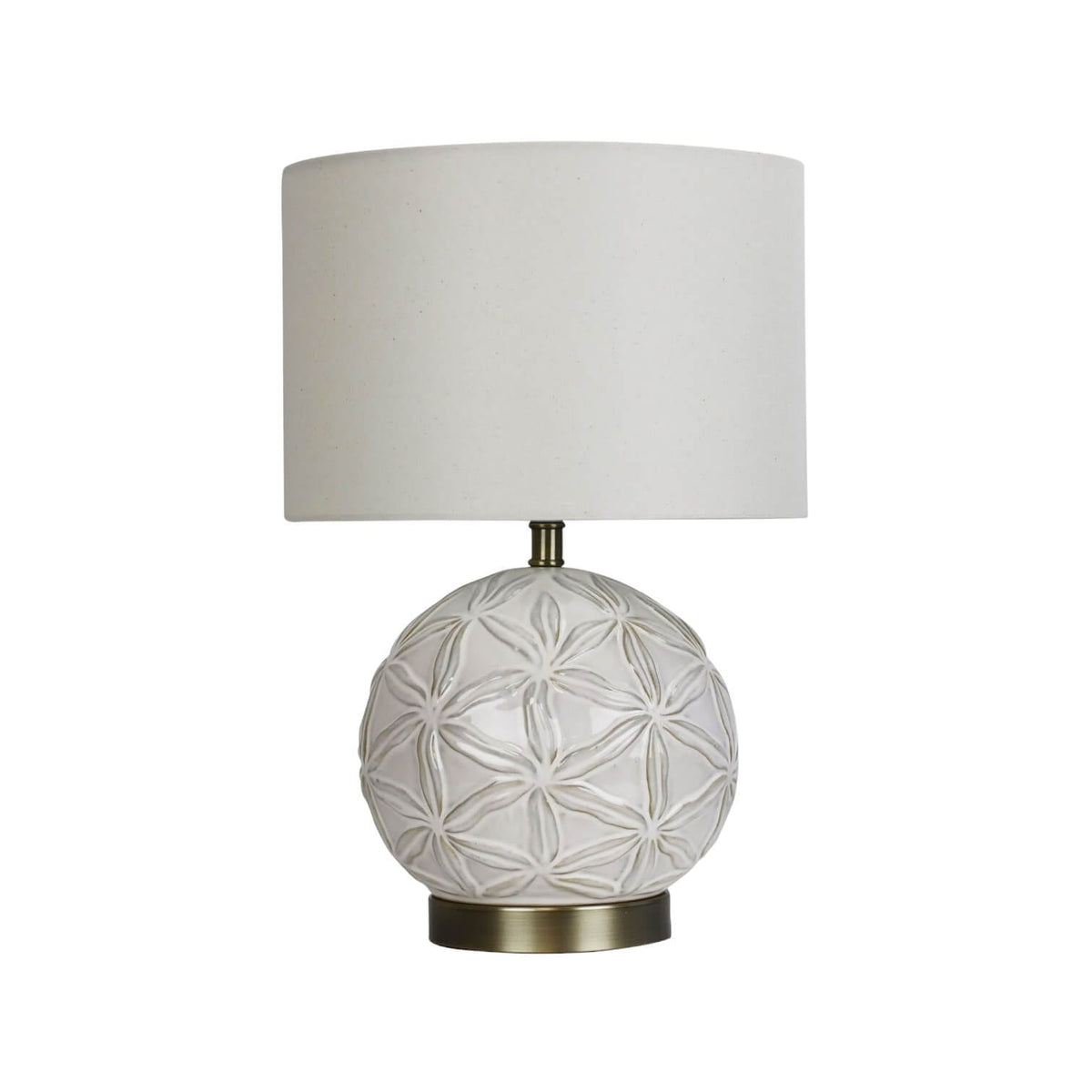 ARIEL Decorative Ceramic Table Lamp with Shade — Discount Lighting