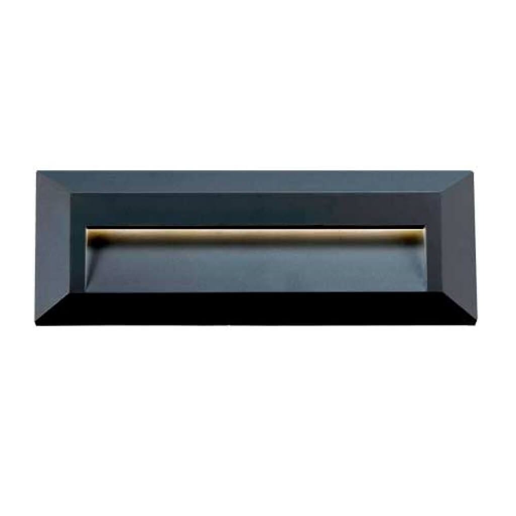 PRIMA - Black Rectangular 2W LED, Surface mounted, Exterior Wall Light ...