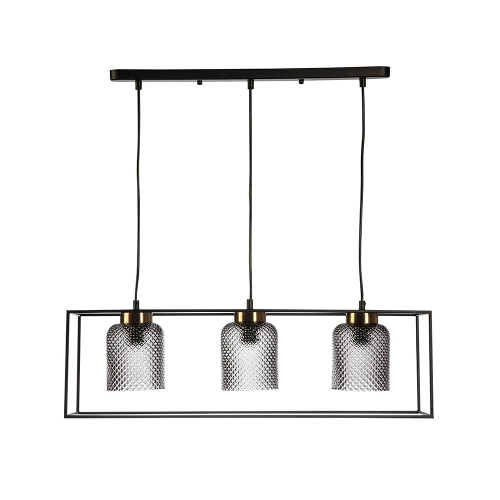 BOLINGER-3L Light Pendant Black — Discount Lighting